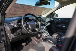 Grey Ford Kuga 2016 in Marijampole, with an engine capacity of 2.00 L and mileage of 236 thousand km for 7750 €, photo 23 on AUTOMOTO.COM.LV