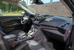 Grey Ford Kuga 2016 in Marijampole, with an engine capacity of 2.00 L and mileage of 236 thousand km for 7750 €, photo 33 on AUTOMOTO.COM.LV