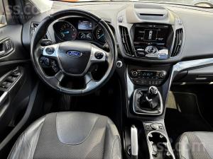 Grey Ford Kuga 2016 in Riga, with an engine capacity of 1.50 L and mileage of 143 thousand km for 8650 €, photo 8 on AUTOMOTO.COM.LV