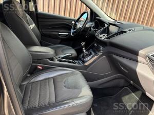 Grey Ford Kuga 2016 in Riga, with an engine capacity of 1.50 L and mileage of 143 thousand km for 8650 €, photo 12 on AUTOMOTO.COM.LV