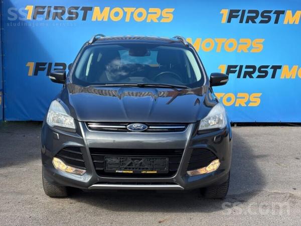 Grey Ford Kuga 2016 in Riga, with an engine capacity of 1.50 L and mileage of 143 thousand km for 8650 €, photo 4 on AUTOMOTO.COM.LV
