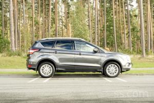 Grey Ford Kuga 2016 in Riga, with an engine capacity of 2.00 L and mileage of 133 thousand km for 10990 €, photo 10 on AUTOMOTO.COM.LV