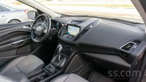 Grey Ford Kuga 2016 in Riga, with an engine capacity of 2.00 L and mileage of 133 thousand km for 10990 €, photo 12 on AUTOMOTO.COM.LV