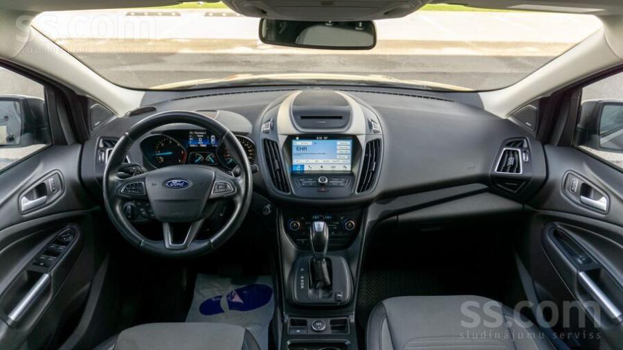 Grey Ford Kuga 2016 in Riga, with an engine capacity of 2.00 L and mileage of 133 thousand km for 10990 €, photo 13 on AUTOMOTO.COM.LV