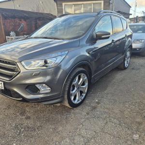 Pelēks Ford Kuga 2017 Kauņa, ar dzinēja tilpumu 1.60 L un nobraukumu 109 tūkst. km par 12900 €, foto  vietnē AUTOMOTO.COM.LV
