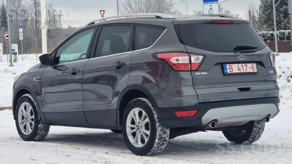 Grey Ford Kuga 2017 in Jelgava, with an engine capacity of 1.50 L and mileage of 184 thousand km for 10940 €, photo 6 on AUTOMOTO.COM.LV