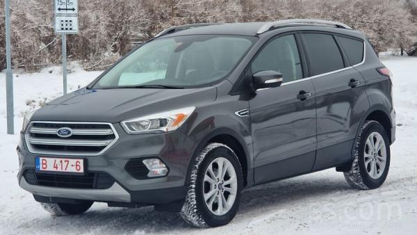 Grey Ford Kuga 2017 in Jelgava, with an engine capacity of 1.50 L and mileage of 184 thousand km for 10940 €, photo 8 on AUTOMOTO.COM.LV