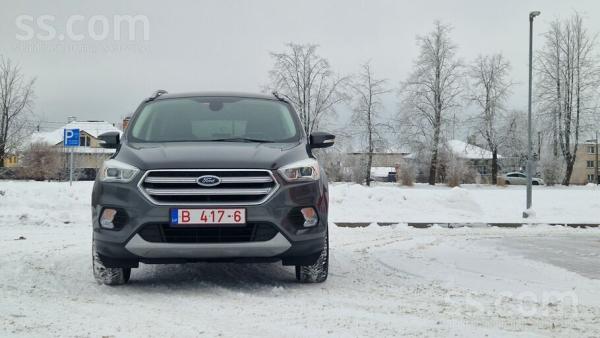 Grey Ford Kuga 2017 in Jelgava, with an engine capacity of 1.50 L and mileage of 184 thousand km for 10940 €, photo 10 on AUTOMOTO.COM.LV