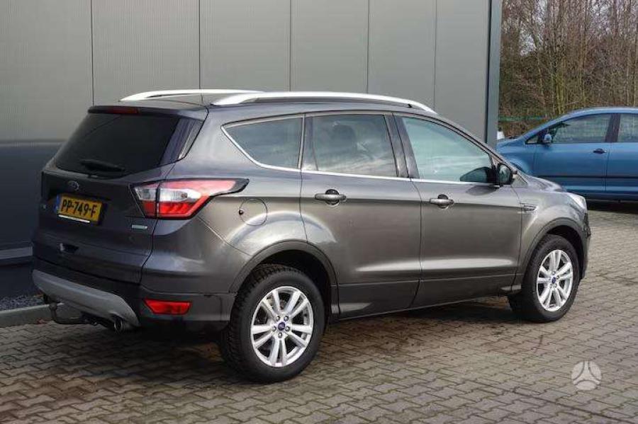 Grey Ford Kuga 2017 in Klaipeda, with an engine capacity of 1.50 L and mileage of 129 thousand km for 9800 €, photo 3 on AUTOMOTO.COM.LV