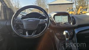 Grey Ford Kuga 2017 in Limbazi, with an engine capacity of 2.00 L and mileage of 238 thousand km for 11500 €, photo 14 on AUTOMOTO.COM.LV