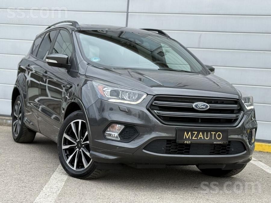 Pelēks Ford Kuga 2017 Tukums, ar dzinēja tilpumu 2.00 L un nobraukumu 162 tūkst. km par 13990 €, foto 1 vietnē AUTOMOTO.COM.LV