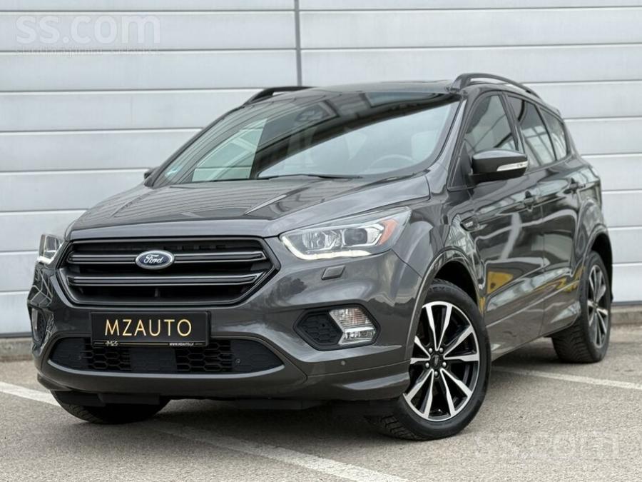 Pelēks Ford Kuga 2017 Tukums, ar dzinēja tilpumu 2.00 L un nobraukumu 162 tūkst. km par 13990 €, foto 3 vietnē AUTOMOTO.COM.LV