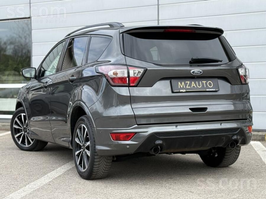 Pelēks Ford Kuga 2017 Tukums, ar dzinēja tilpumu 2.00 L un nobraukumu 162 tūkst. km par 13990 €, foto 4 vietnē AUTOMOTO.COM.LV