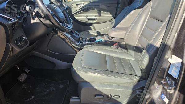 Grey Ford Kuga 2017 in Limbazi, with an engine capacity of 2.00 L and mileage of 238 thousand km for 10500 €, photo 9 on AUTOMOTO.COM.LV