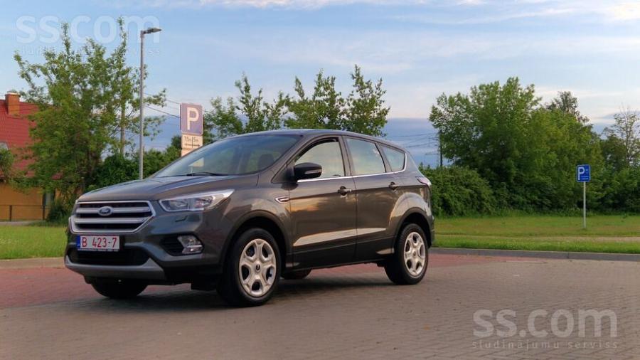 Grey Ford Kuga 2017 in Jelgava, with an engine capacity of 1.50 L and mileage of 98 thousand km for 10950 €, photo 3 on AUTOMOTO.COM.LV