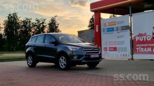 Grey Ford Kuga 2017 in Jelgava, with an engine capacity of 1.50 L and mileage of 98 thousand km for 10950 €, photo 8 on AUTOMOTO.COM.LV