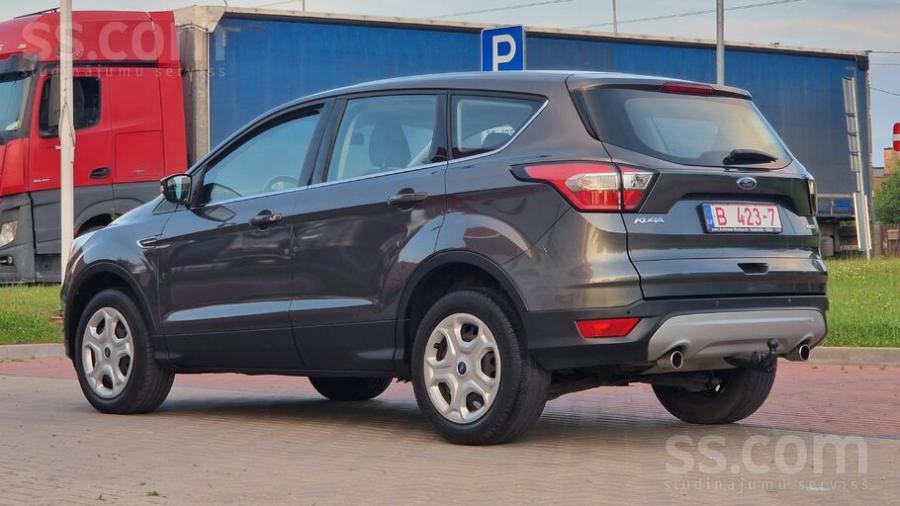 Grey Ford Kuga 2017 in Jelgava, with an engine capacity of 1.50 L and mileage of 98 thousand km for 10950 €, photo 15 on AUTOMOTO.COM.LV