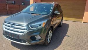 Grey Ford Kuga 2017 in Kaunas, with an engine capacity of 1.50 L and mileage of 210 thousand km for 7490 €, photo 3 on AUTOMOTO.COM.LV