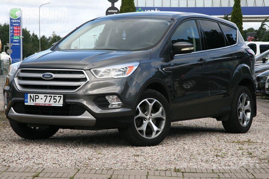 Grey Ford Kuga 2017 in Tukums, with an engine capacity of 2.00 L and mileage of 202 thousand km for 11650 €, photo 1 on AUTOMOTO.COM.LV
