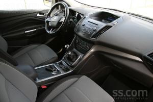 Grey Ford Kuga 2017 in Tukums, with an engine capacity of 2.00 L and mileage of 202 thousand km for 11650 €, photo 8 on AUTOMOTO.COM.LV