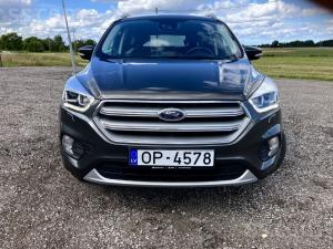 Grey Ford Kuga 2017 in Talsi, with an engine capacity of 1.50 L and mileage of 89 thousand km for 11999 €, photo 9 on AUTOMOTO.COM.LV