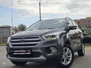 Grey Ford Kuga 2017 in Siauliai, with an engine capacity of 1.50 L and mileage of 137 thousand km for 10950 €, photo  on AUTOMOTO.COM.LV