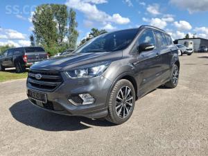 Grey Ford Kuga 2017 in Talsi, with an engine capacity of 1.50 L and mileage of 111 thousand km for 14700 €, photo 1 on AUTOMOTO.COM.LV