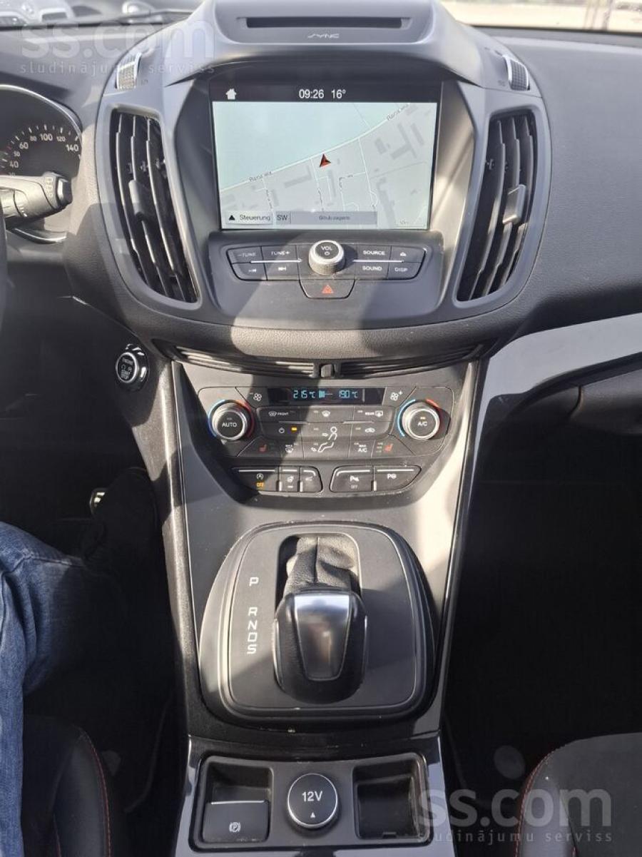 Grey Ford Kuga 2017 in Talsi, with an engine capacity of 1.50 L and mileage of 111 thousand km for 11900 €, photo 19 on AUTOMOTO.COM.LV