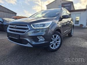 Grey Ford Kuga 2017 in Talsi, with an engine capacity of 1.50 L and mileage of 141 thousand km for 9300 €, photo 3 on AUTOMOTO.COM.LV