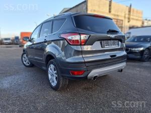 Grey Ford Kuga 2017 in Talsi, with an engine capacity of 1.50 L and mileage of 141 thousand km for 9300 €, photo 5 on AUTOMOTO.COM.LV