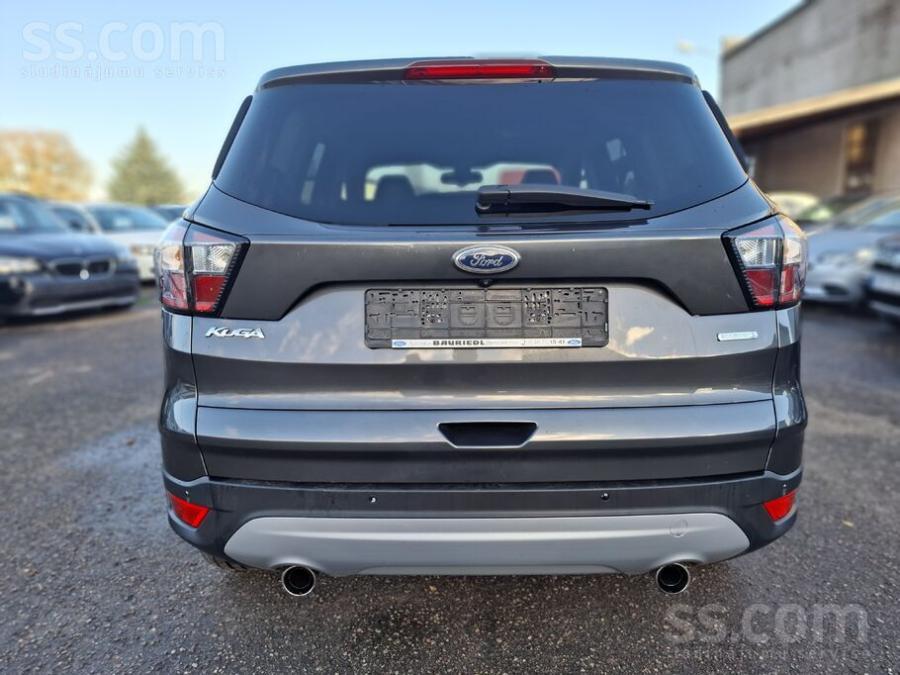 Grey Ford Kuga 2017 in Talsi, with an engine capacity of 1.50 L and mileage of 141 thousand km for 9300 €, photo 7 on AUTOMOTO.COM.LV