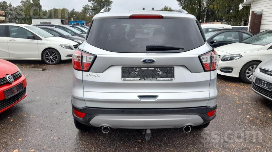 Grey Ford Kuga 2017 in Riga, with an engine capacity of 2.00 L and mileage of 177 thousand km for 10000 €, photo 12 on AUTOMOTO.COM.LV