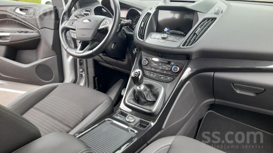 Grey Ford Kuga 2017 in Riga, with an engine capacity of 2.00 L and mileage of 177 thousand km for 10000 €, photo 25 on AUTOMOTO.COM.LV