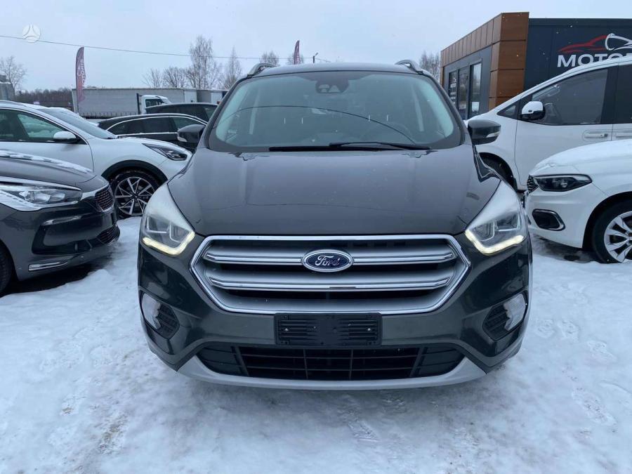 Grey Ford Kuga 2018 in Panevezys, with an engine capacity of 2.00 L and mileage of 164 thousand km for 10400 €, photo 3 on AUTOMOTO.COM.LV