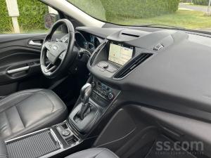 Grey Ford Kuga 2018 in Riga, with an engine capacity of 2.00 L and mileage of 200 thousand km for 9950 €, photo 9 on AUTOMOTO.COM.LV