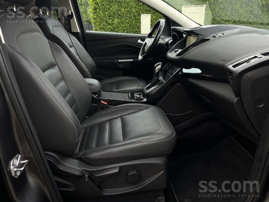 Grey Ford Kuga 2018 in Riga, with an engine capacity of 2.00 L and mileage of 200 thousand km for 9950 €, photo 12 on AUTOMOTO.COM.LV