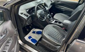 Grey Ford Kuga 2018 in Taurage, with an engine capacity of 2.00 L and mileage of 270 thousand km for 7900 €, photo 7 on AUTOMOTO.COM.LV