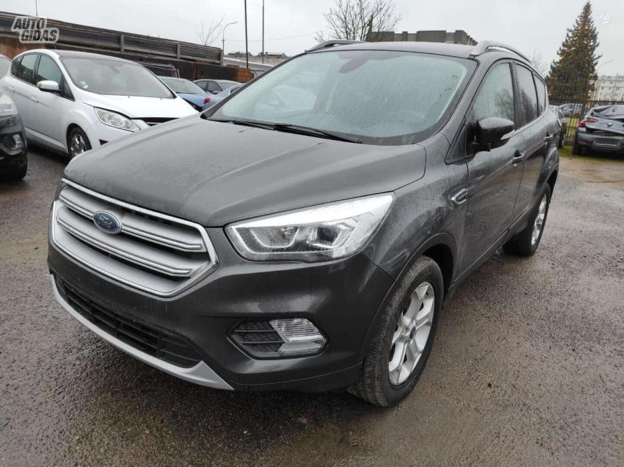 Grey Ford Kuga 2018 in Panevezys, with an engine capacity of 2.00 L and mileage of 125 thousand km for 11500 €, photo 4 on AUTOMOTO.COM.LV