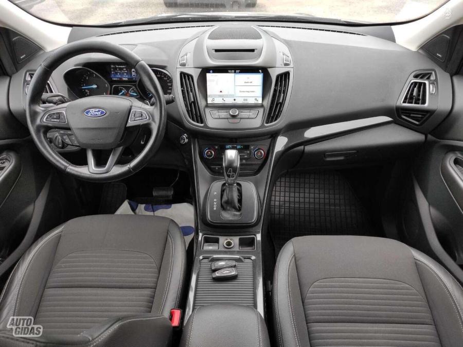 Grey Ford Kuga 2018 in Panevezys, with an engine capacity of 2.00 L and mileage of 125 thousand km for 11500 €, photo 16 on AUTOMOTO.COM.LV