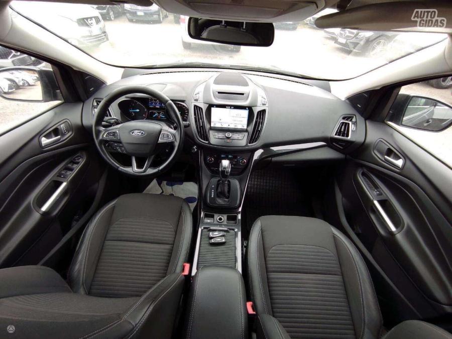 Grey Ford Kuga 2018 in Panevezys, with an engine capacity of 2.00 L and mileage of 125 thousand km for 11500 €, photo 17 on AUTOMOTO.COM.LV