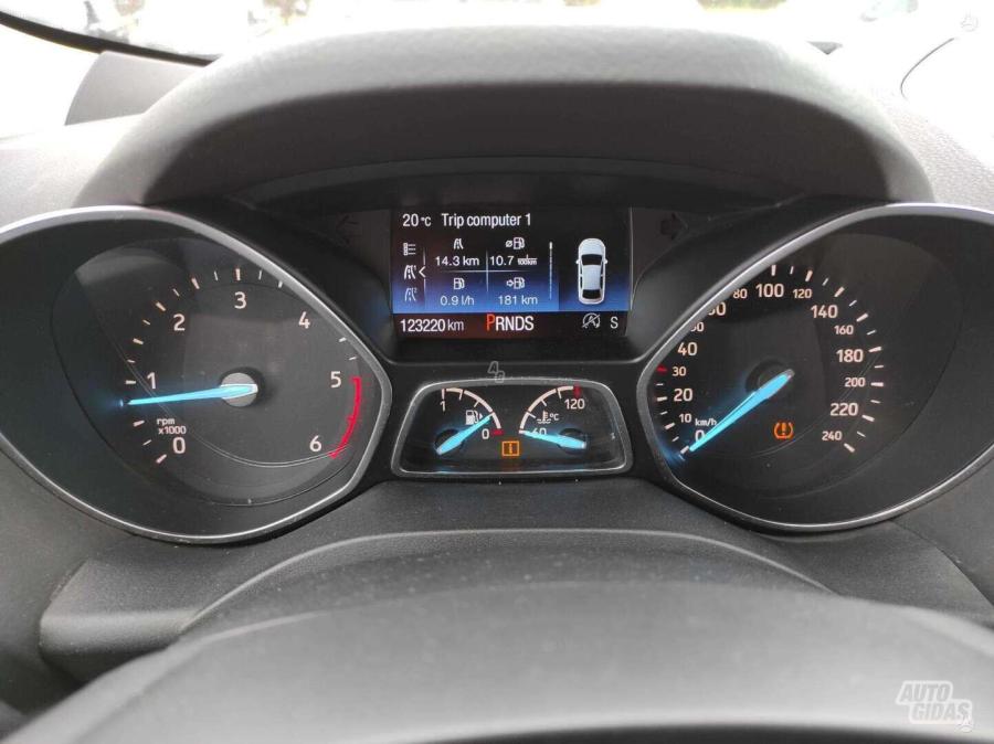 Grey Ford Kuga 2018 in Panevezys, with an engine capacity of 2.00 L and mileage of 125 thousand km for 11500 €, photo 26 on AUTOMOTO.COM.LV
