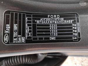 Grey Ford Kuga 2018 in Panevezys, with an engine capacity of 2.00 L and mileage of 125 thousand km for 11500 €, photo 32 on AUTOMOTO.COM.LV