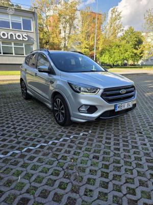 Grey Ford Kuga 2018 in Jonava, with an engine capacity of 2.00 L and mileage of 273 thousand km for 11600 €, photo  on AUTOMOTO.COM.LV