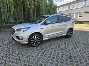 Grey Ford Kuga 2018 in Jonava, with an engine capacity of 2.00 L and mileage of 273 thousand km for 11600 €, photo 8 on AUTOMOTO.COM.LV