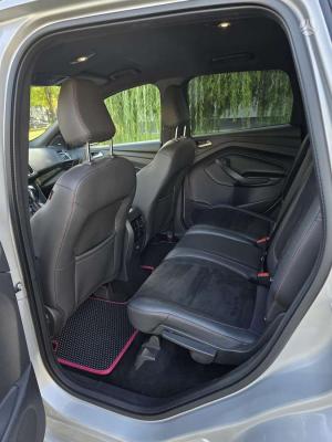Grey Ford Kuga 2018 in Jonava, with an engine capacity of 2.00 L and mileage of 273 thousand km for 11600 €, photo 13 on AUTOMOTO.COM.LV