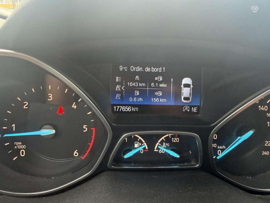 Pelēks Ford Kuga 2018 Tauragė, ar dzinēja tilpumu 1.50 L un nobraukumu 176 tūkst. km par 9100 €, foto 11 vietnē AUTOMOTO.COM.LV