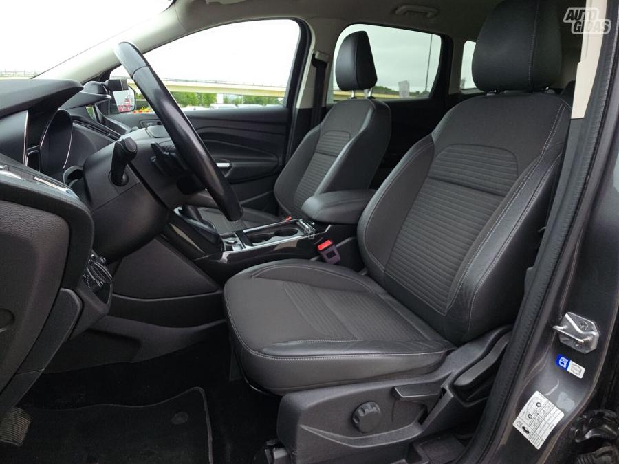 Grey Ford Kuga 2018 in Klaipeda, with an engine capacity of 2.00 L and mileage of 127 thousand km for 12500 €, photo 12 on AUTOMOTO.COM.LV