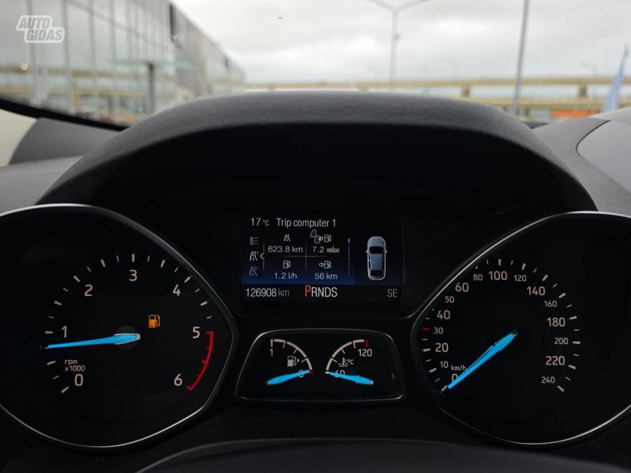 Grey Ford Kuga 2018 in Klaipeda, with an engine capacity of 2.00 L and mileage of 127 thousand km for 12500 €, photo 19 on AUTOMOTO.COM.LV