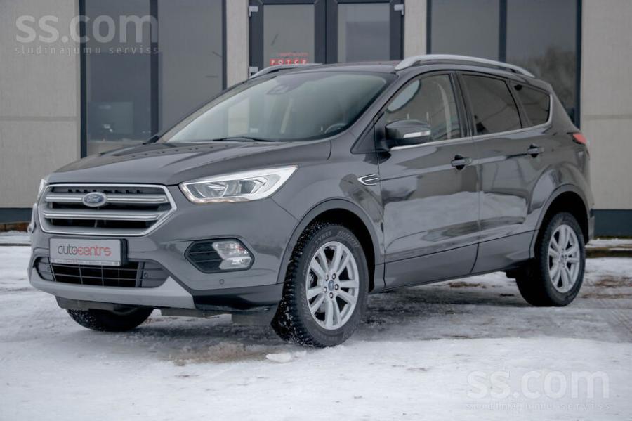 Grey Ford Kuga 2019 in Tukums, with an engine capacity of 1.50 L and mileage of 96 thousand km for 12495 €, photo 3 on AUTOMOTO.COM.LV