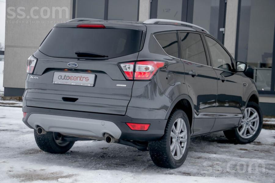 Grey Ford Kuga 2019 in Tukums, with an engine capacity of 1.50 L and mileage of 96 thousand km for 12495 €, photo 6 on AUTOMOTO.COM.LV